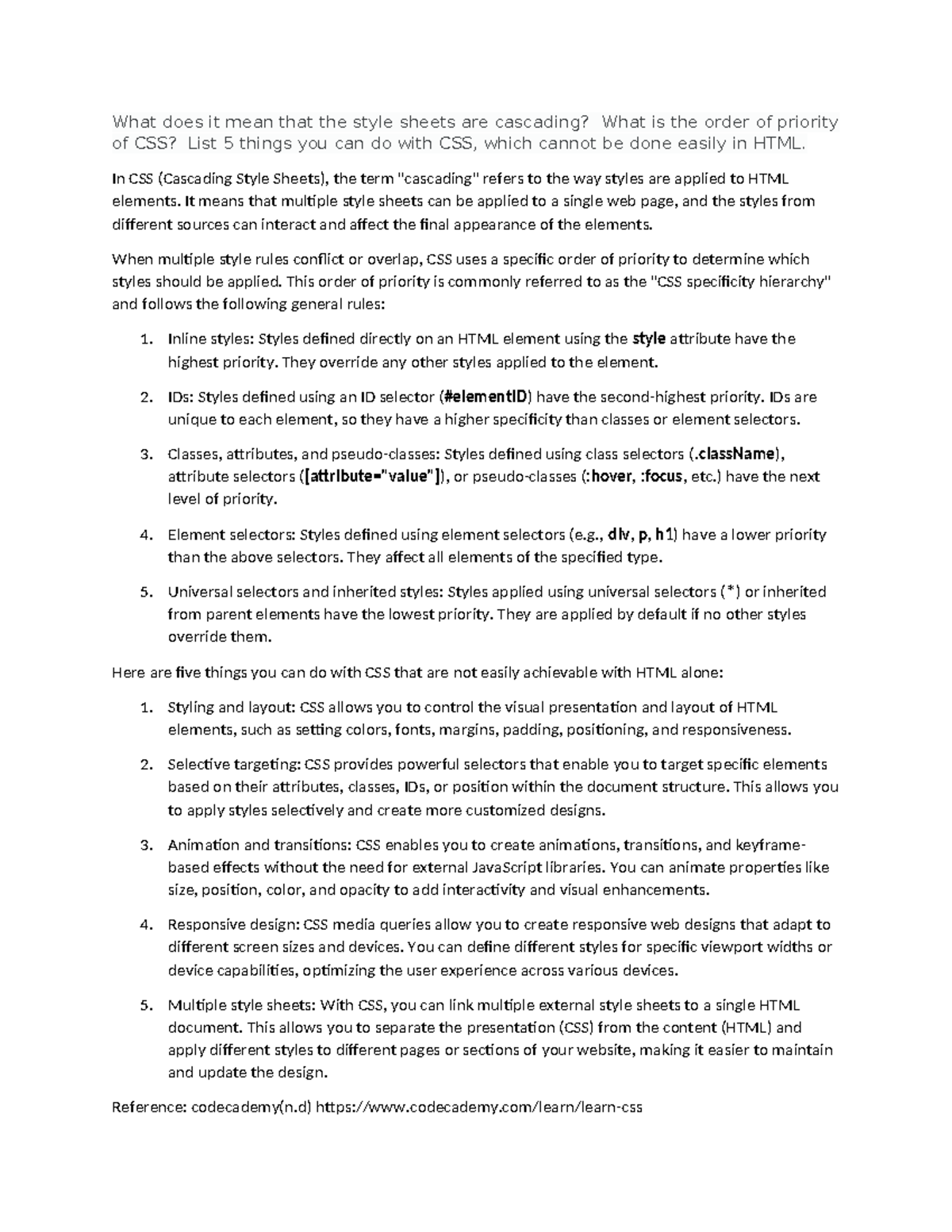 Unit 4 - all lecture notes for said unit - What does it mean that the ...