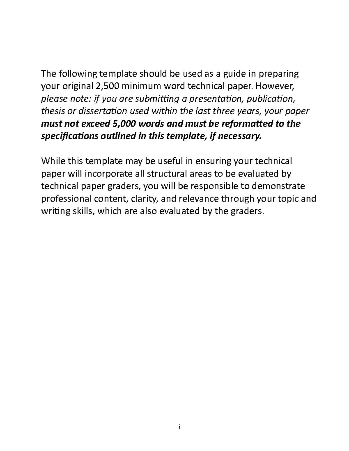 Technical-paper-template - The following template should be used as a ...