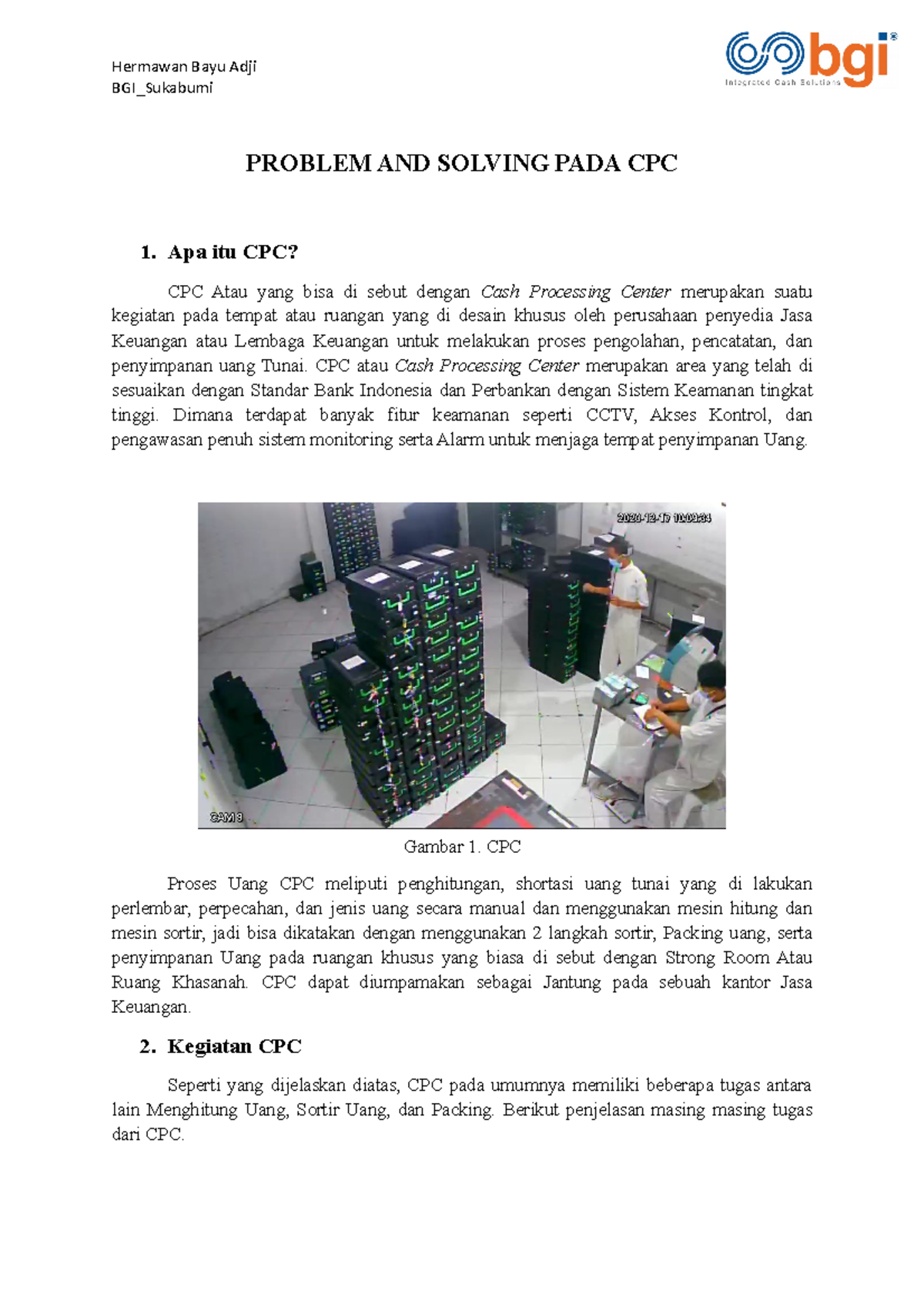 Problem AND Solving PADA CPC - BGI_Sukabumi PROBLEM AND SOLVING PADA ...