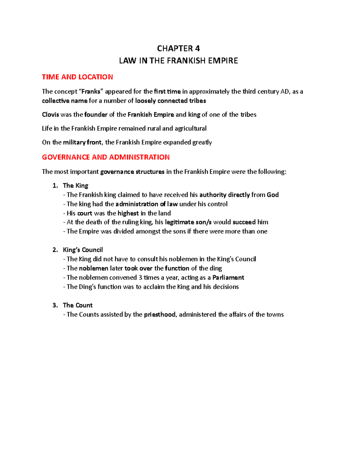 Chapter 4 - Great summary needed for last-minute studying for any ...