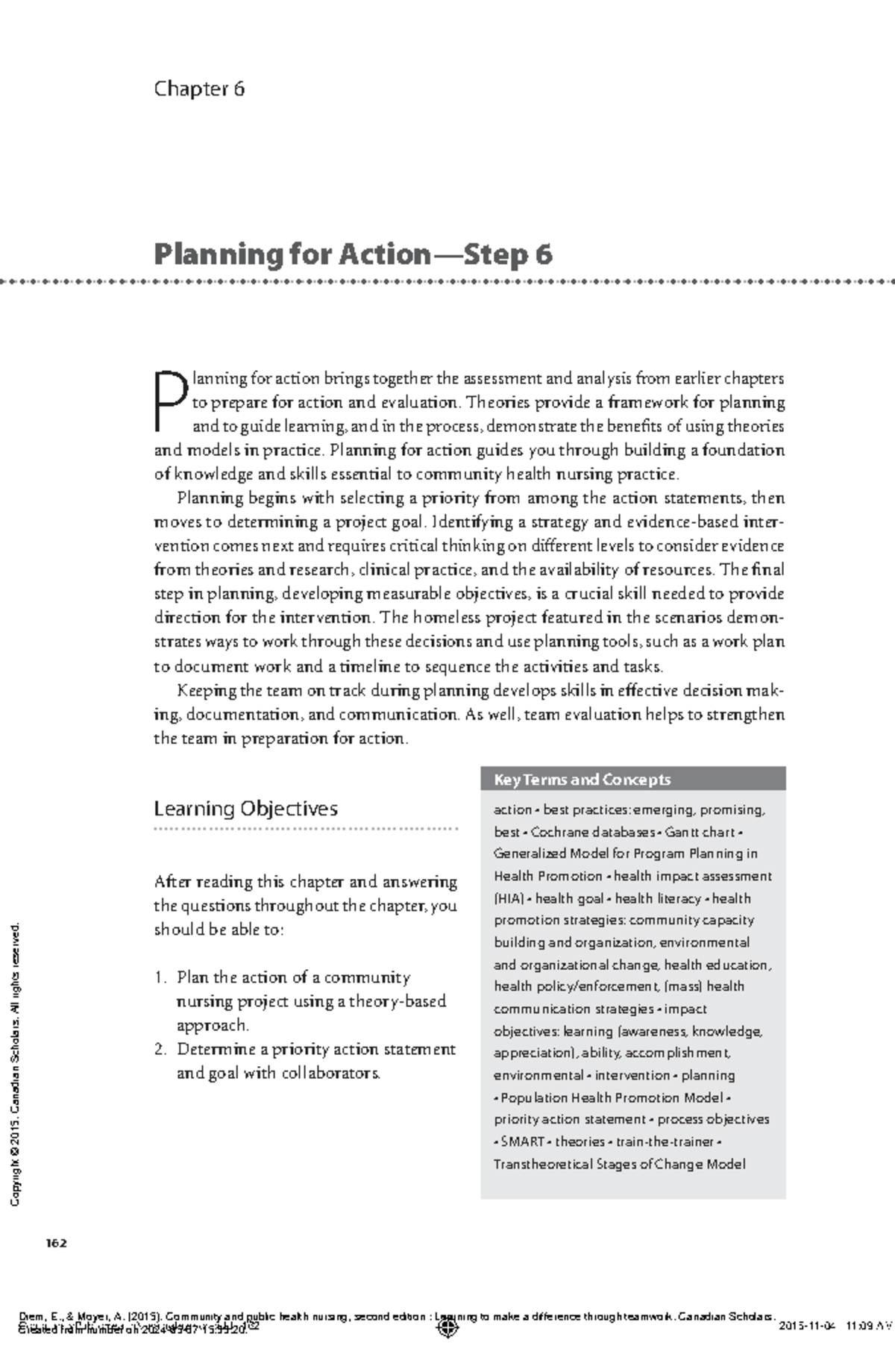 Chapter 6 - Community and Public Health Nursing Second Edition - 162 ...