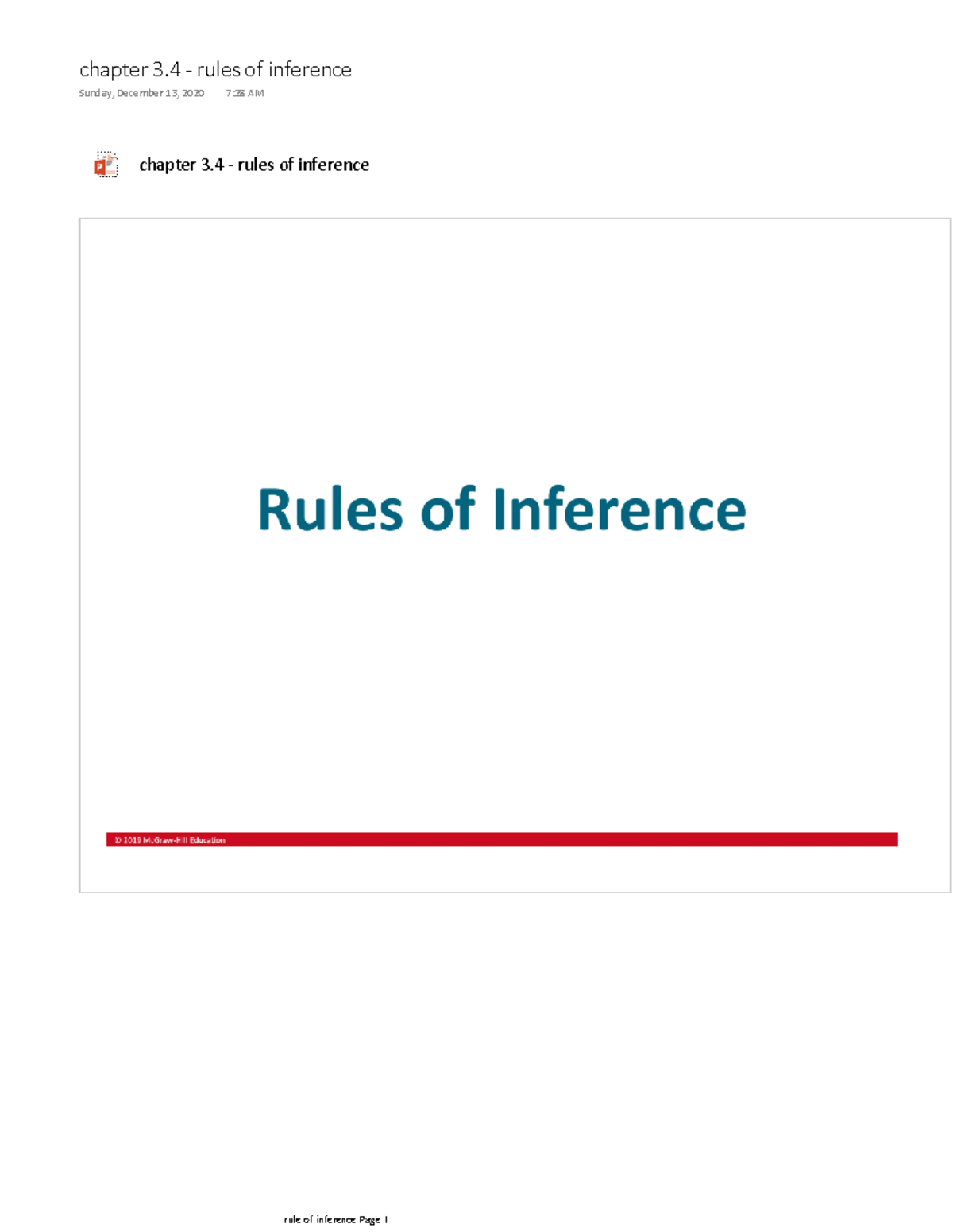 Rule of inference - No additional information available - Calculus I ...