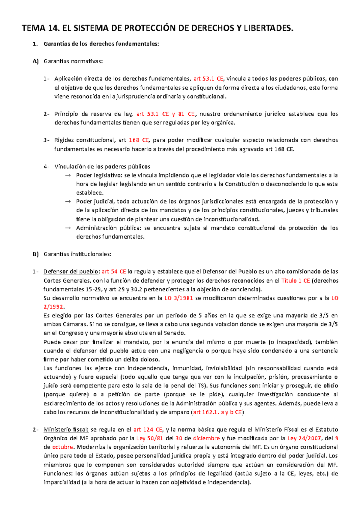 T14 Sistema DE Proteccion DE DDLL - TEMA 14. EL SISTEMA DE PROTECCIÓN ...