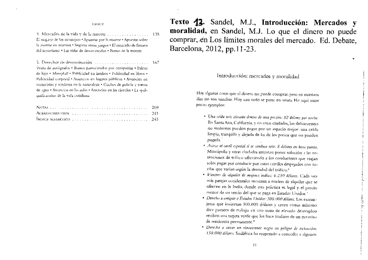 Texto DE M. Sandel - trabajo 2 interactiva curso 2021-2022 grado ADE ...