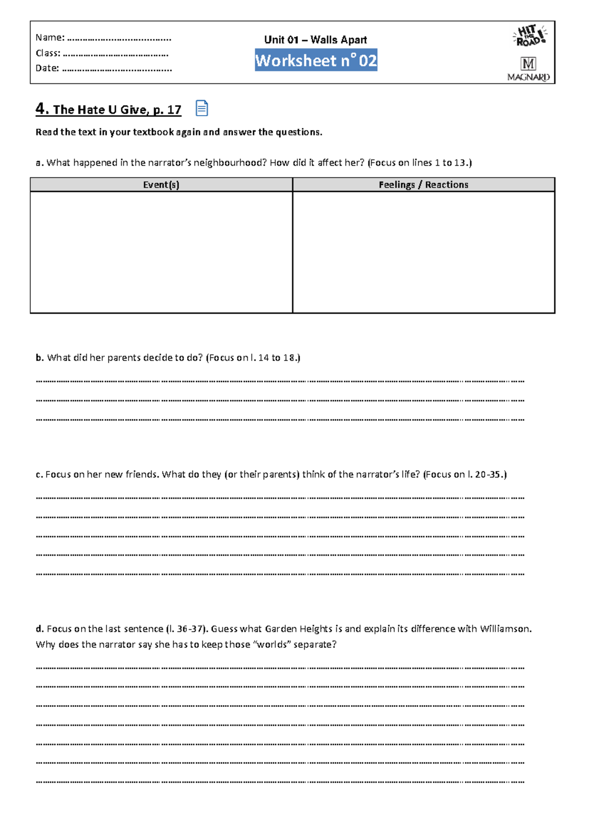 Worksheet 02 - Devoir note - Name ...