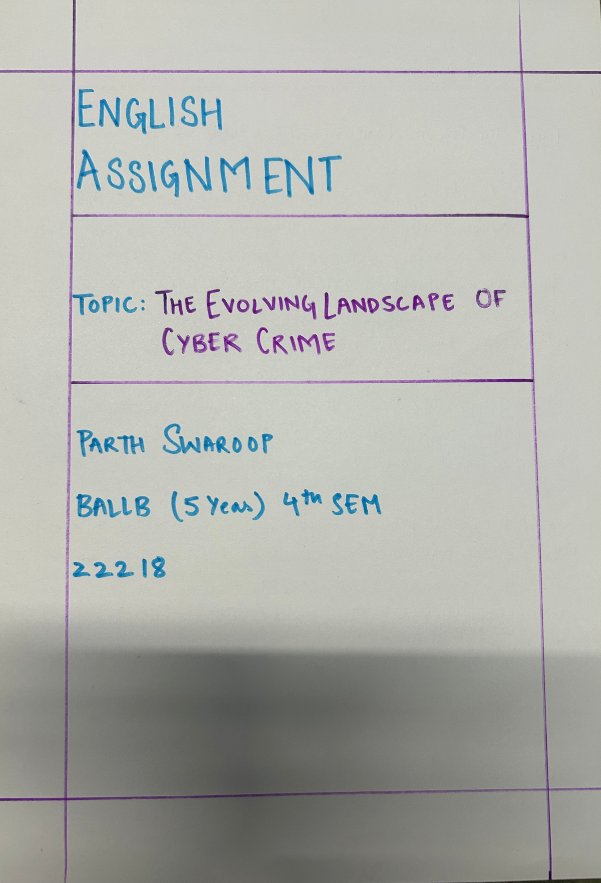 English Assignment - English honours - Studocu