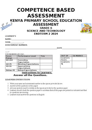 Grade 7 CBC Complete Integrated Science notes - Grade By: Vyntex ...