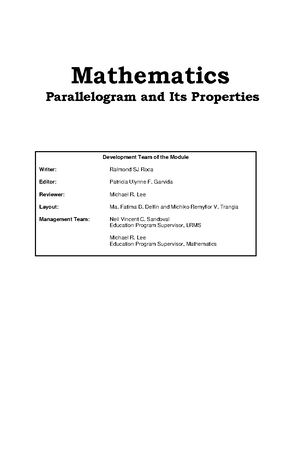 Upcat Mathematics Answer Keys Set 1 - UPCAT Mathematics Answer Key To ...