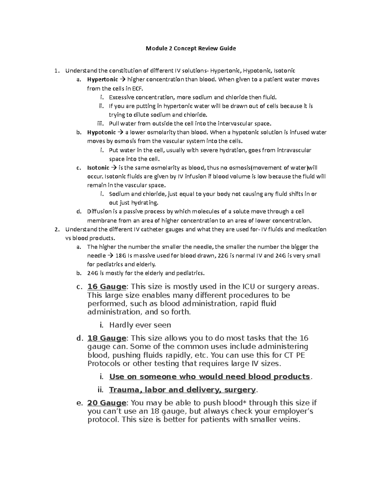 PNS II-Module 2 Concept Review Guide copy - Module 2 Concept Review ...