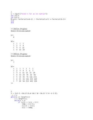Matlab 6174 c++ - assignment - GE 1502 (Sangster 2023) (Tonema Mitra ...