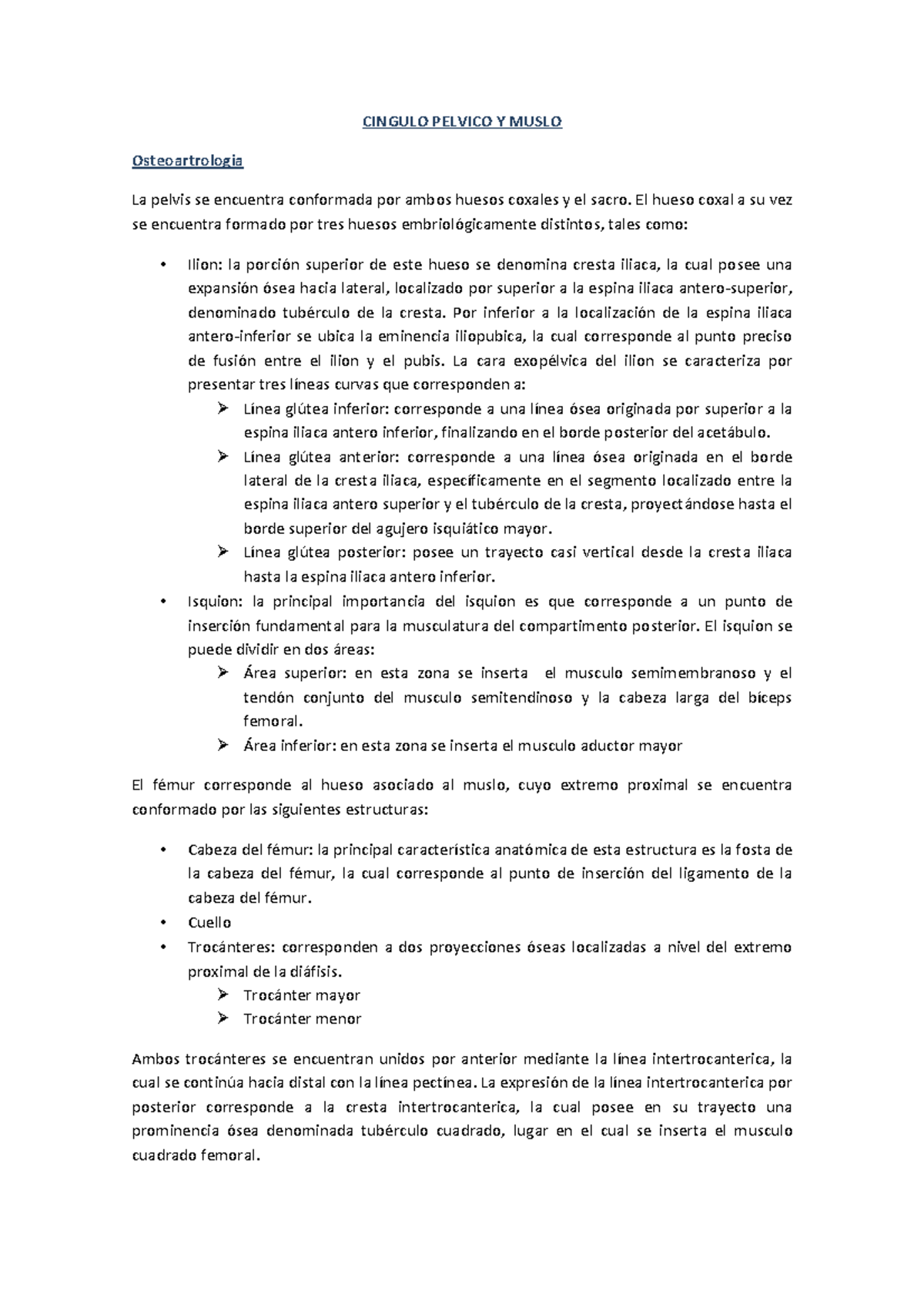 Parte 2- Cíngulo Pélvico y Muslo - CINGULO PELVICO Y MUSLO ...