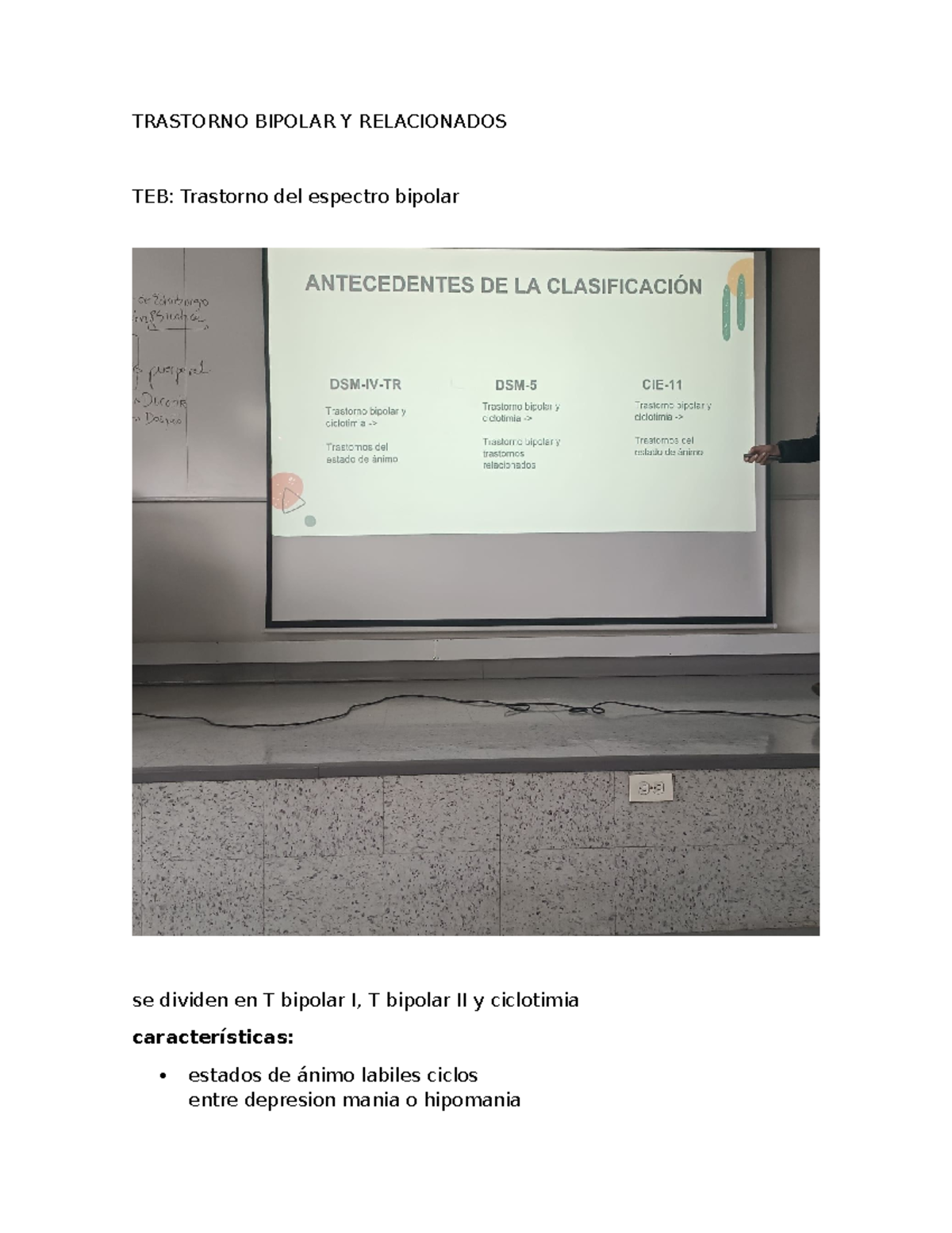 Trastorno Bipolar Y Relacionados - TRASTORNO BIPOLAR Y RELACIONADOS TEB ...