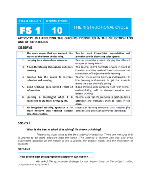 Grade 10 Science Lesson Plan - Chemical reaction - A Detailed Lesson ...