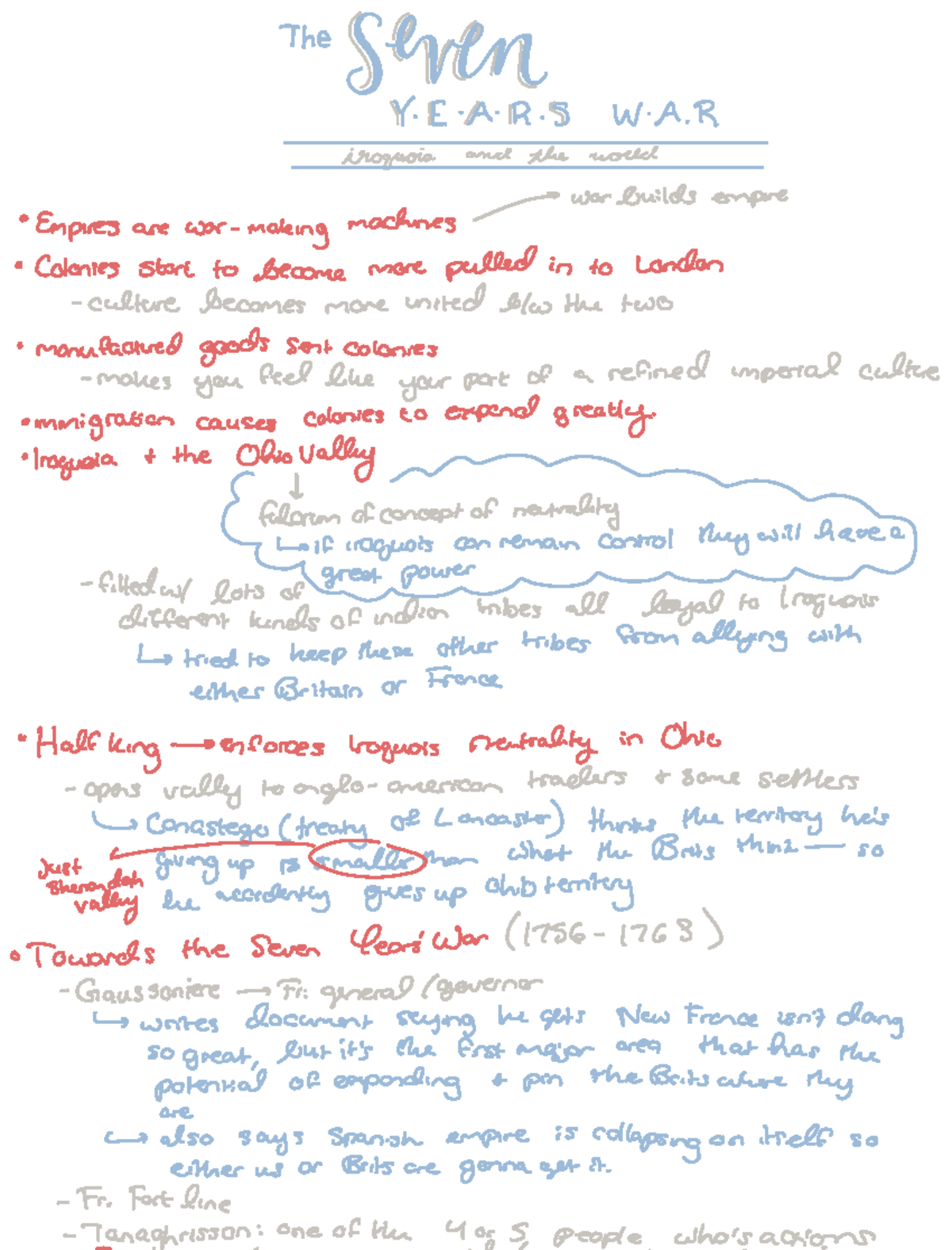 Seven Years War - Lecture notes 10 - the sphere X E A R W A R 1 Empires ...