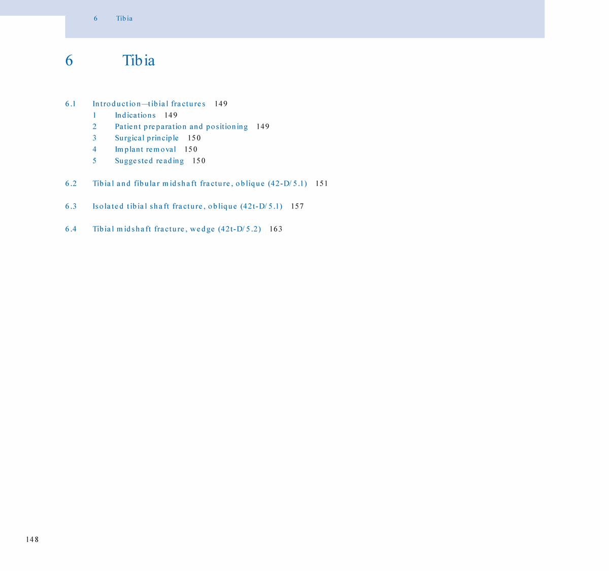 Tens tibia - Resumen medicina interna - 6 Tib ia 6 .1 In t ro d u ct io ...