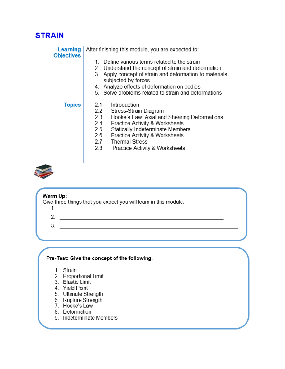 Module-6-Strain - module 6 strain - Civil Engineering - Studocu