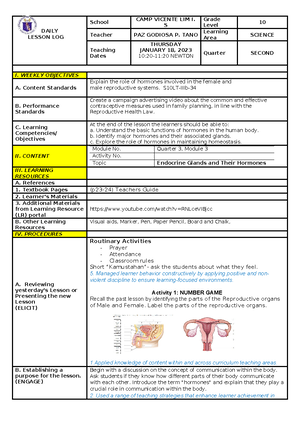 Science 2 Q3W4 - SCIENCE GOPHER WOOD LEARNING CENTER Science 2: Parts ...