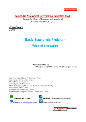 GCE O-level Passbook History Social & Economics 1815-1939 - Economics ...
