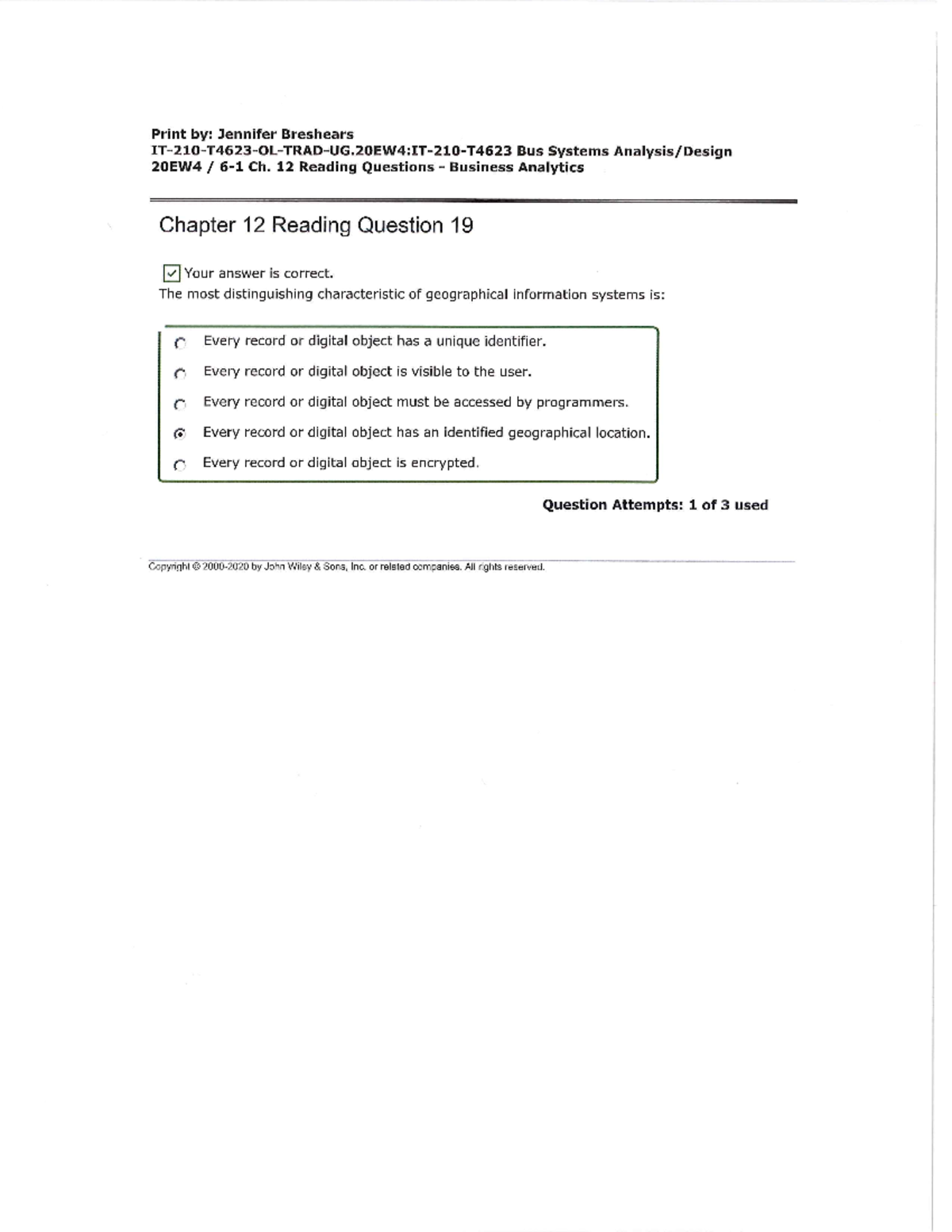 6-1 Chapter 12 Reading Questions - IT210 - Studocu