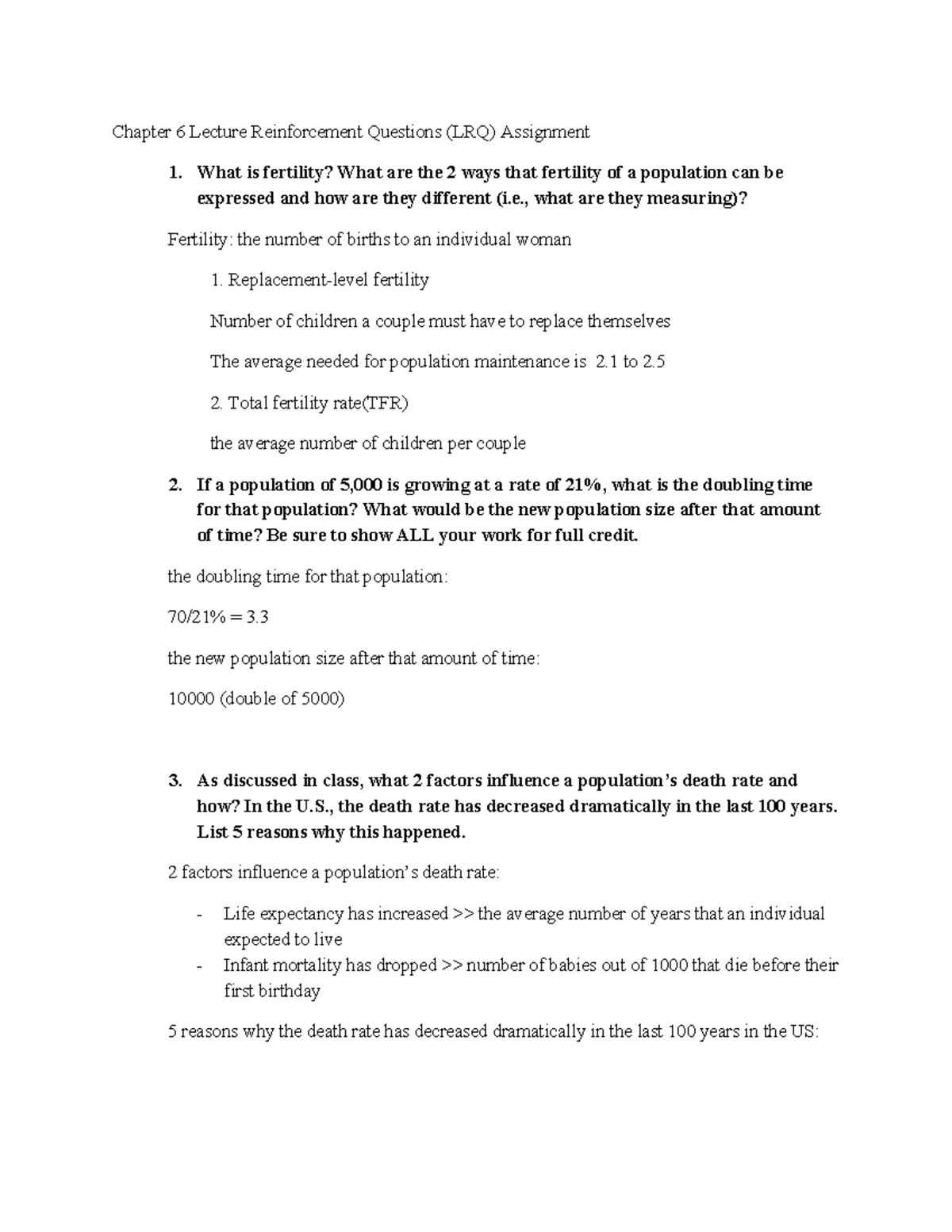 LRQ Chapter 6 - Chapter 6 Lecture Reinforcement Questions (LRQ ...