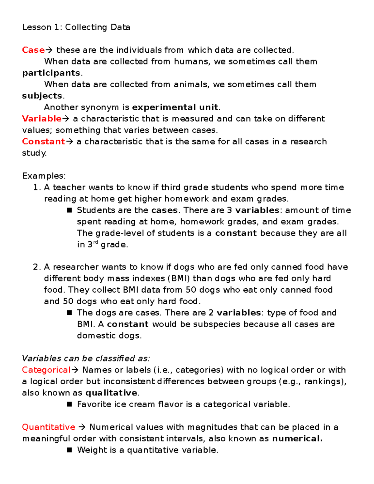 Lesson 1 Collecting Data STAT200 - Lesson 1: Collecting Data Case these ... Lesson 1 Collecting Data STAT200 - Lesson 1: Collecting Data Case these ...