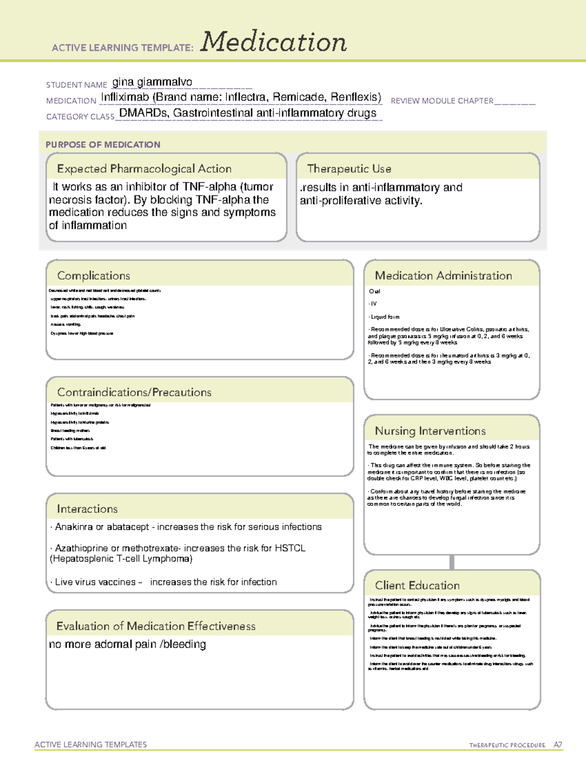 Infiximab - medication - Warning: Error during font loading: XMLHttpRequest is not defined ...