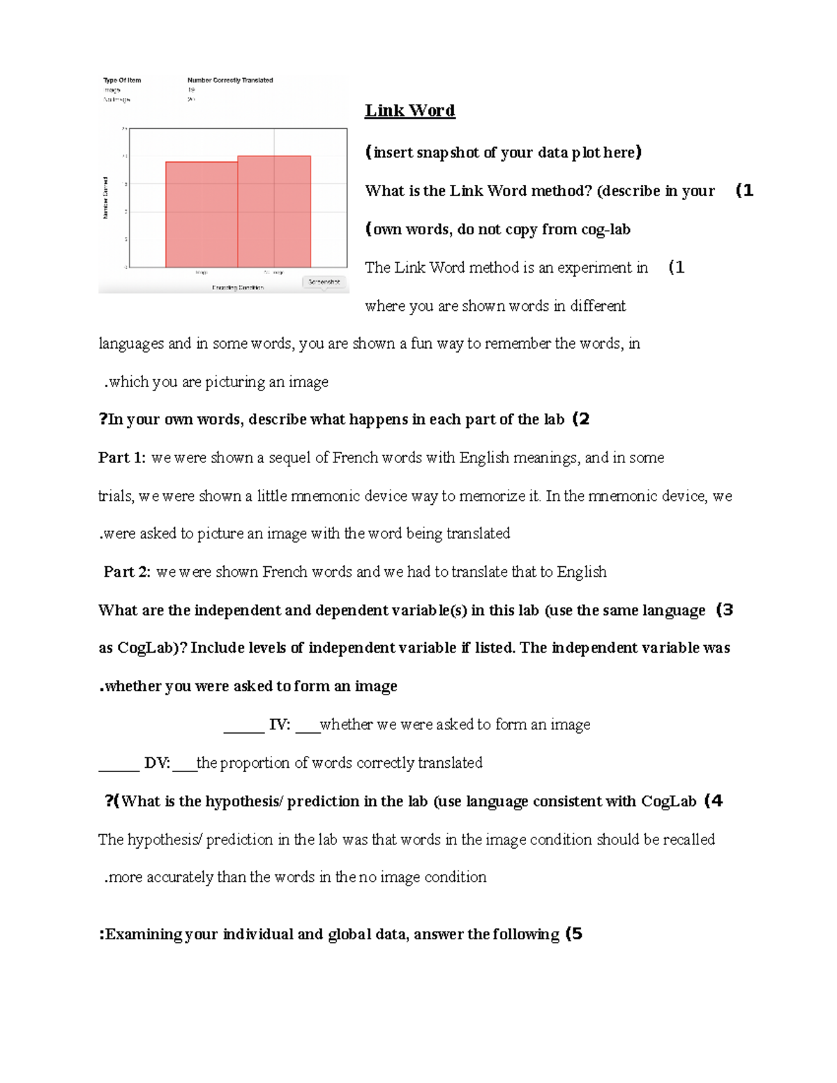 Lab Notes 8 - Link Word (insert snapshot of your data plot here ) What ...