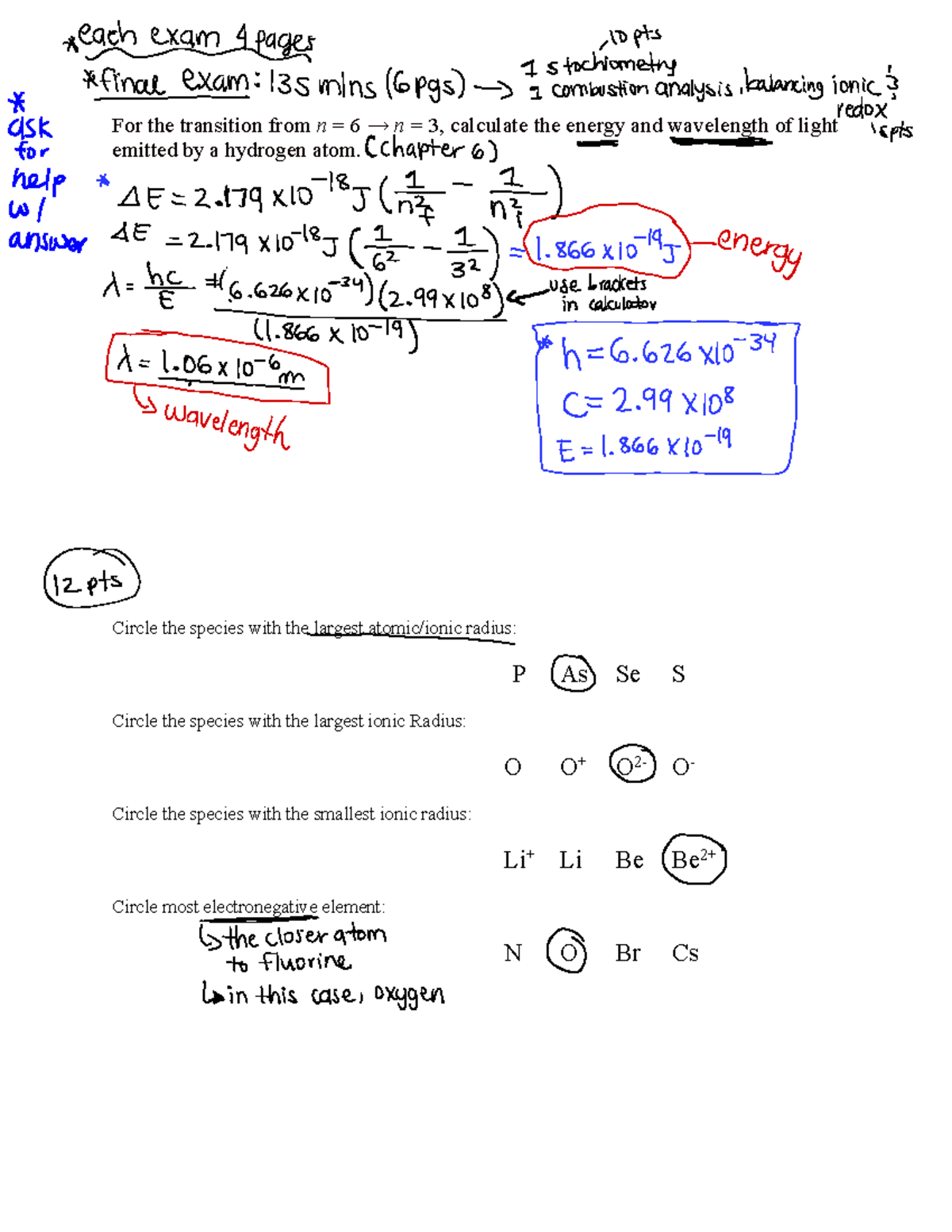 Exam-3-Sample-2 2 - Practice for exams 1,2,3 - For the transition from ...