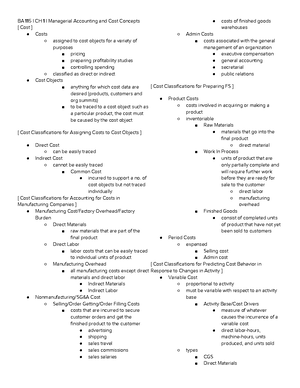 BA 115 Finals Reviewer - BA 115 FINALS REVIEWER Chapter 9: Flexible ...