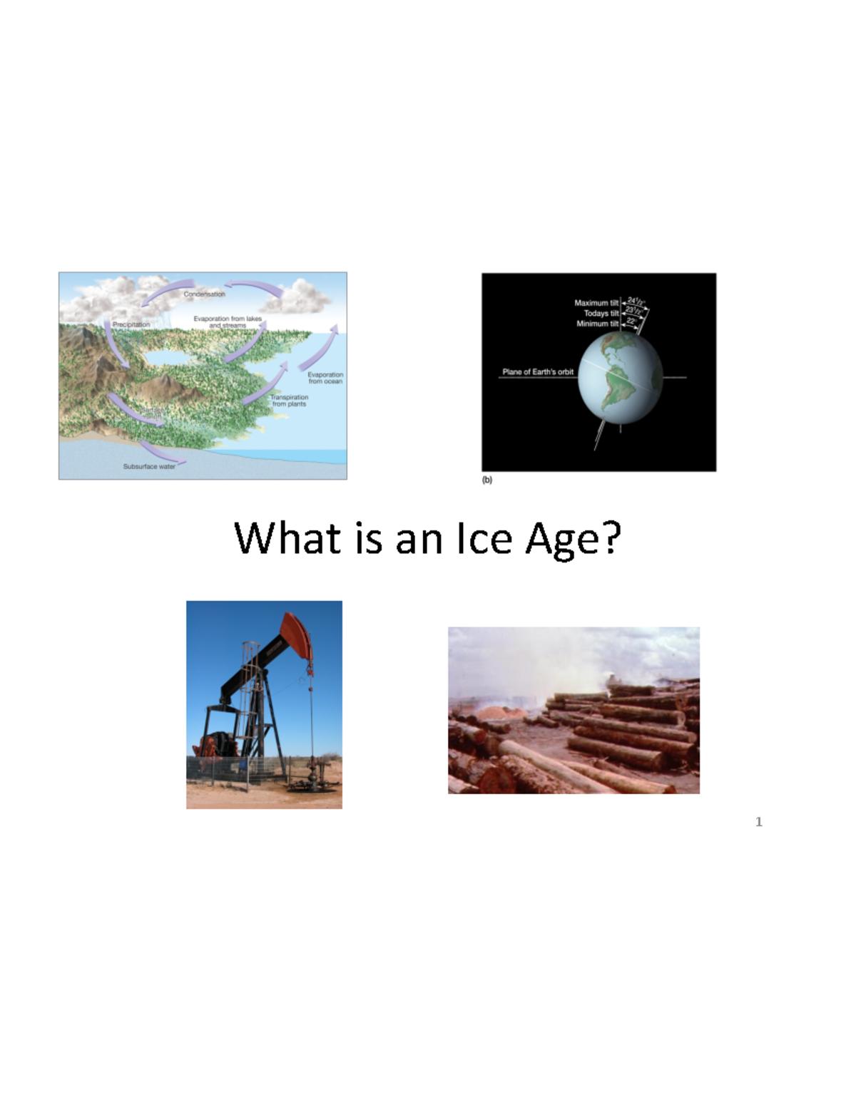 Climate Slides - notes - 1 What is an Ice Age? Ice Ages Extended ...