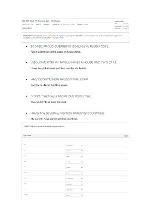 (AC-S09) Week 09 - Pre-Task Quiz - Weekly quiz - ingles IV - Studocu