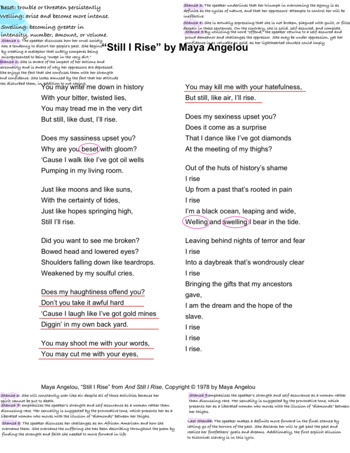 Poem - practice for exams - EH 212 - Studocu