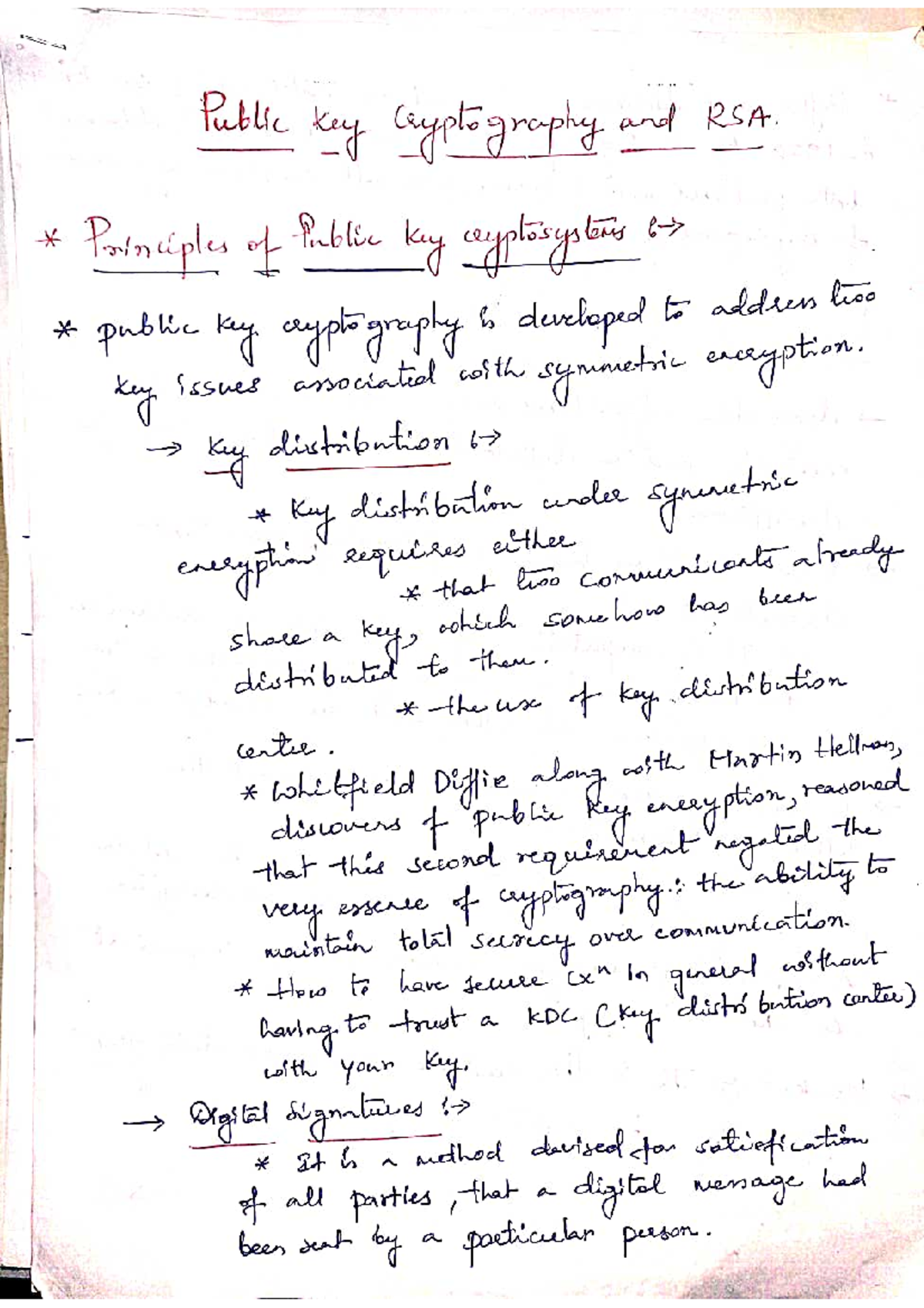 Unit 2 cryptography - Software Engineering - Studocu