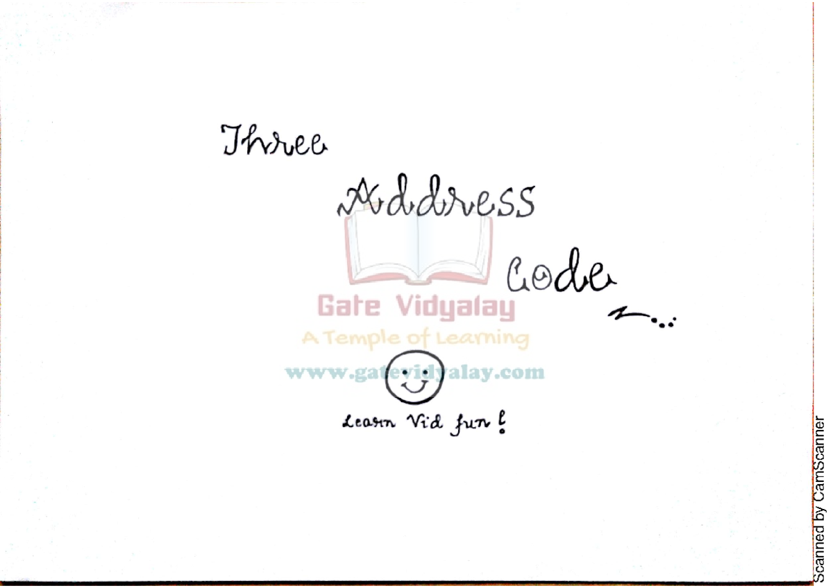 Three-Address-Code - BS Computer Science - Studocu