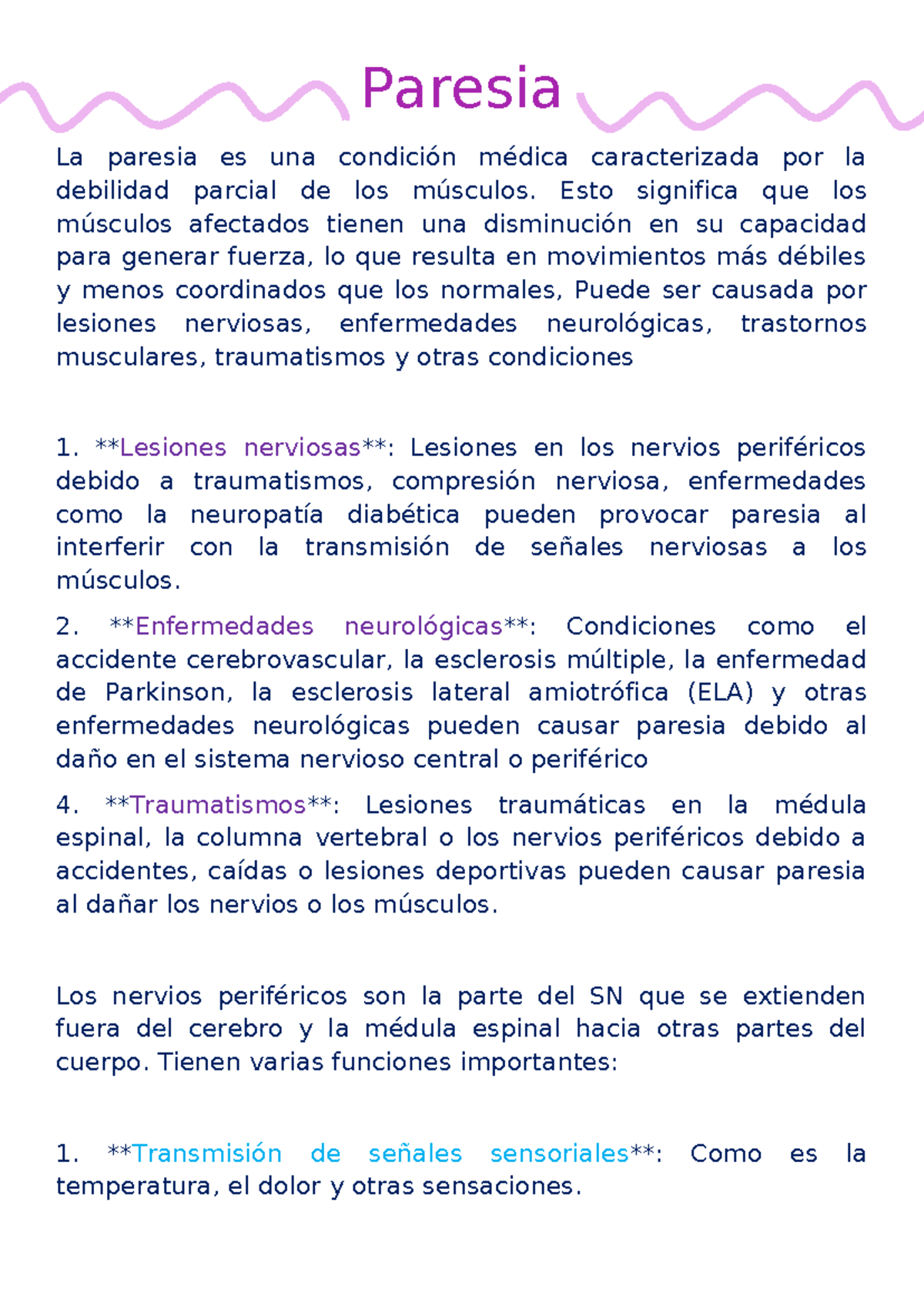 paresia-abp1453 - Paresia La paresia es una condición médica ...