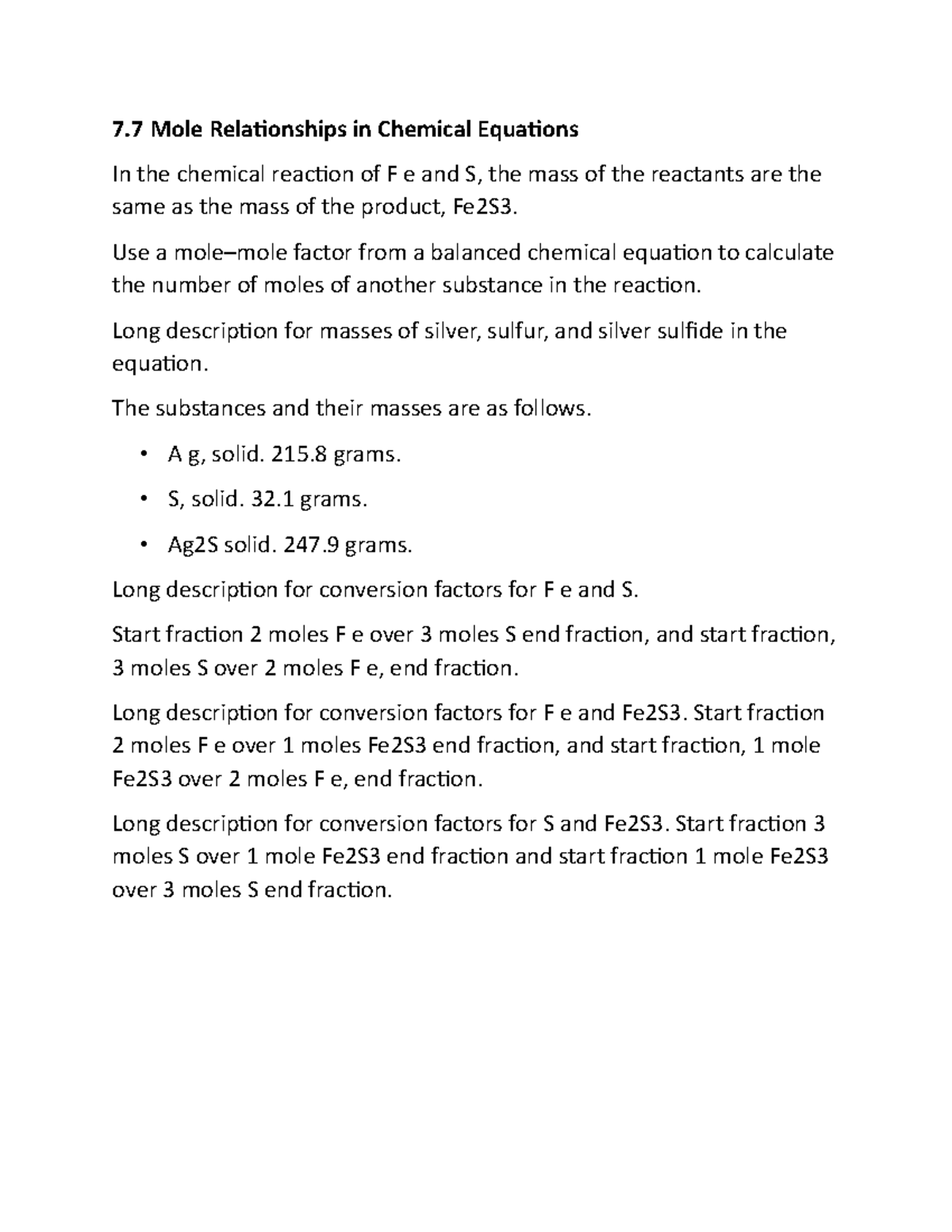 Slide show 2 - 7 Mole Relationships in Chemical Equations In the ...