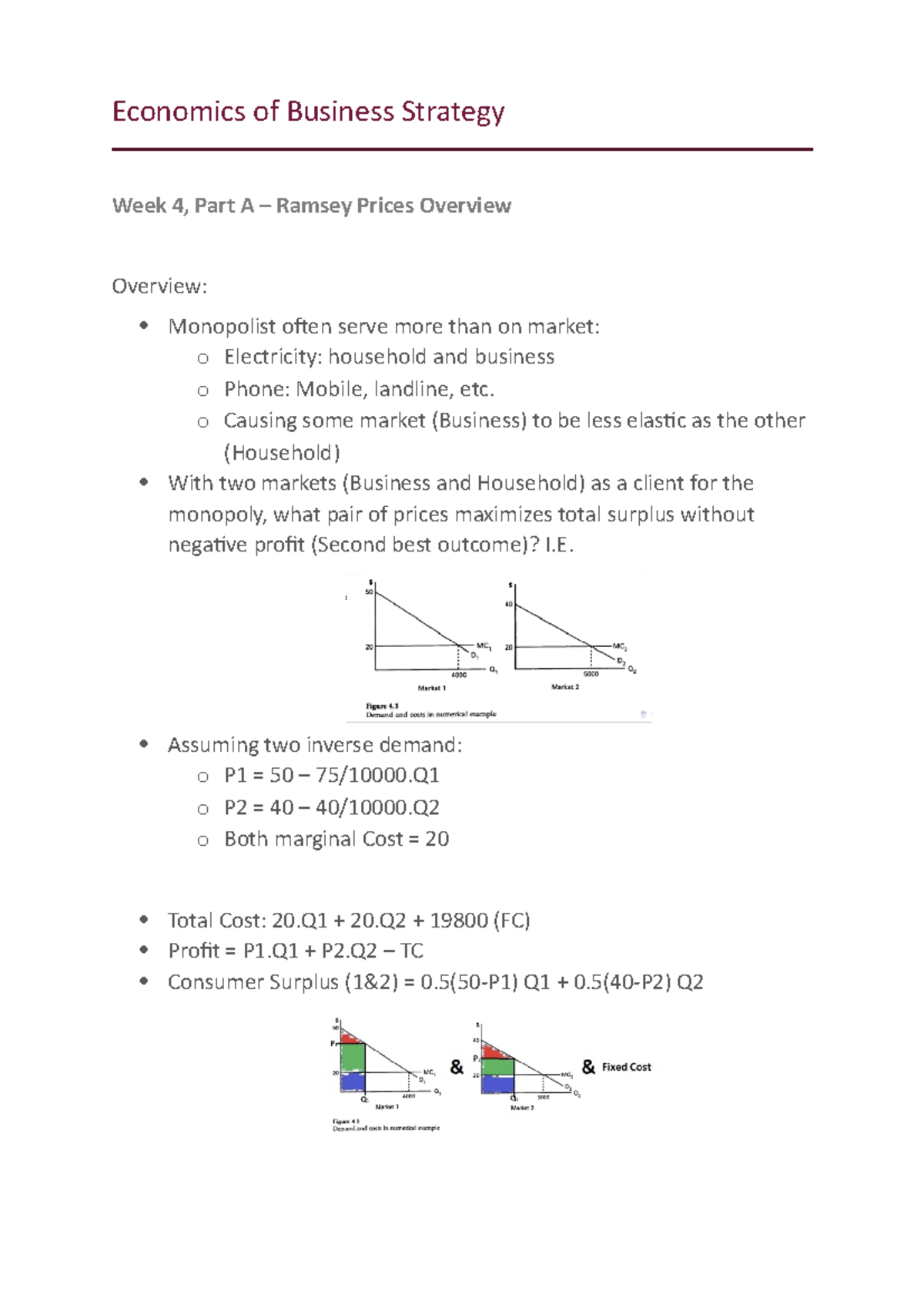 Econ Strategy - Notes 4 - Ramsey Prices Overview - Economics of ...