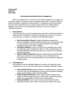 WGU QHT1 Task 3 - Morgan Axtell 009271593 QHT1 Task 3 Entrepreneurial ...