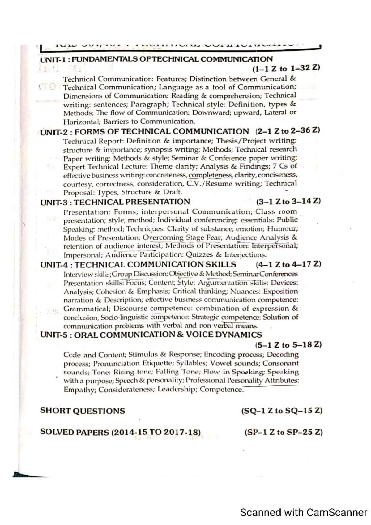 Technical COMM. Quantum - Computer Science - AKTU - Studocu
