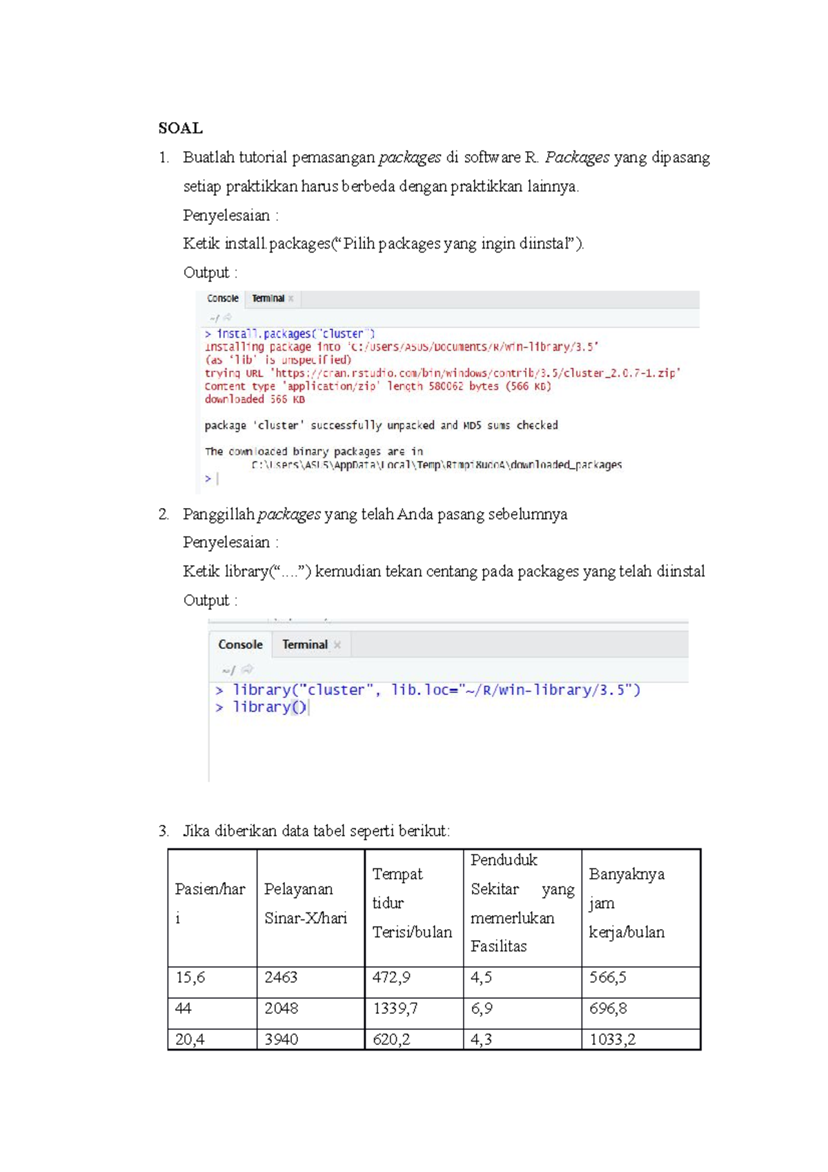 Laporan 2 Praktikum Computational Statistics_Anjas Irawan_1808108010005 - SOAL Buatlah tutorial ...