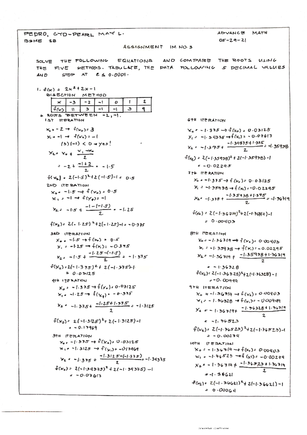 Assignment 3 admath - advance math will help students to their lessons ...