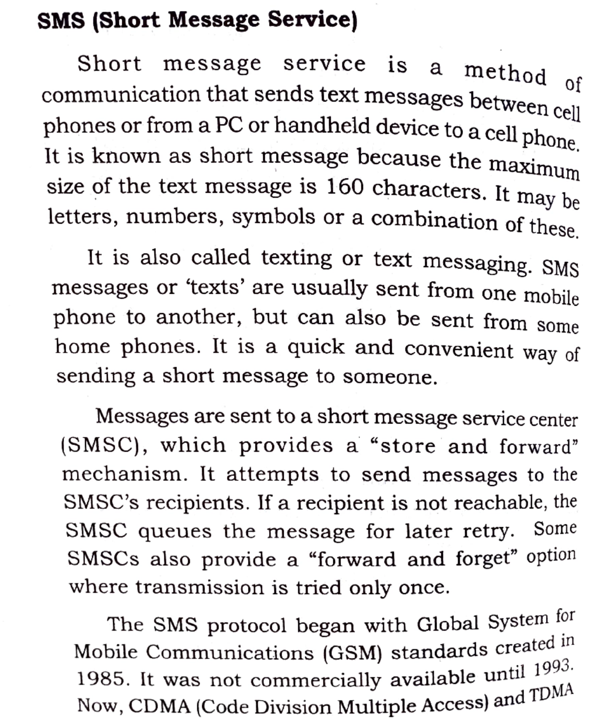 SMS-Advantages and disadvantages - SMS (Short Message Service) Short message service is a method ...