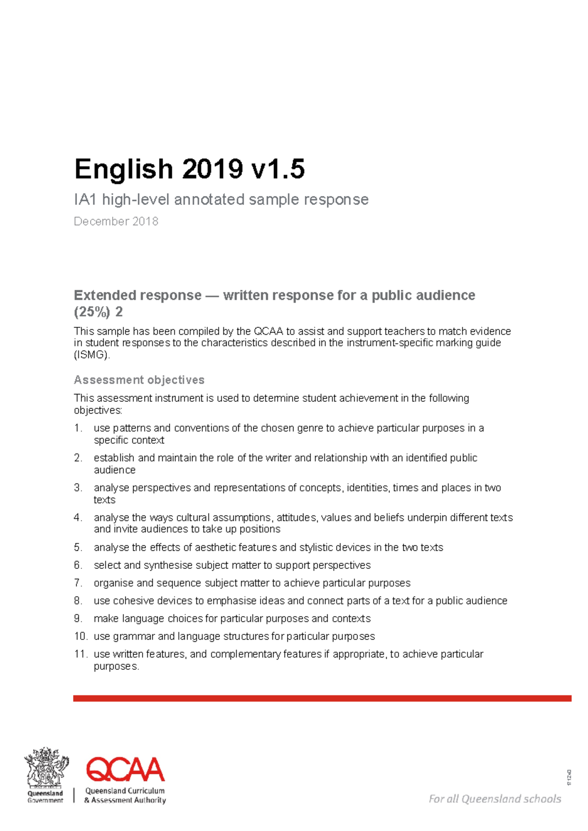 Snr english 19 unit3 ia1 asr high 2 - 171240 English 2019 v1. IA1 high ...
