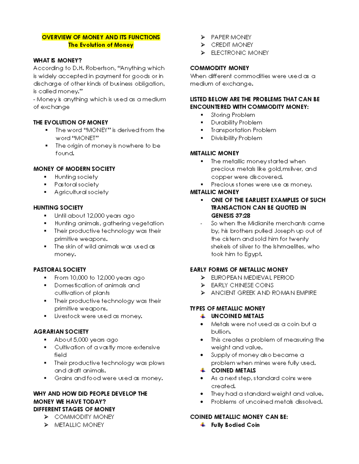 Inbound 1882624549008363380 - OVERVIEW OF MONEY AND ITS FUNCTIONS The ...