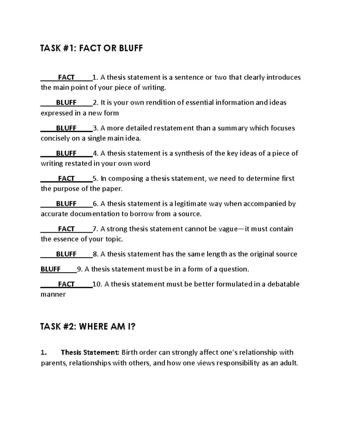 WEEK 4 - WEEK 4. This is a week four activity for EAPP subject. - TASK ...