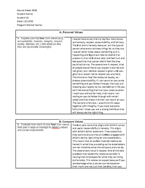 D082 Task 2 emotional and cultural intelligence - D082 - WGU - Studocu