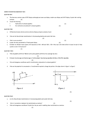 Data representation 1 - mutekwa - Computer Graphics - Studocu