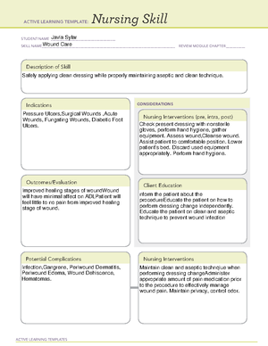 ATI Aging Process Nursing Template - ACTIVE LEARNING TEMPLATES EXPECTED ...