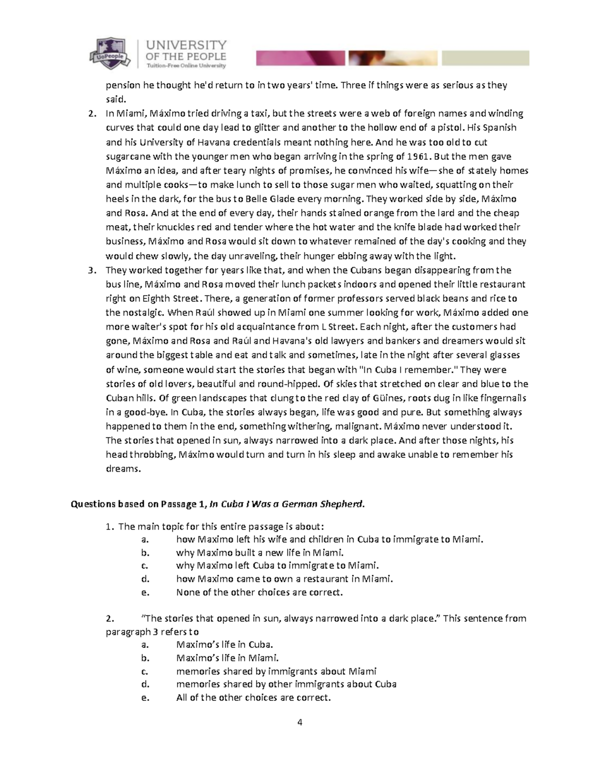 Para1 - English Composition 1 Final ExamCom - AAU - Studocu