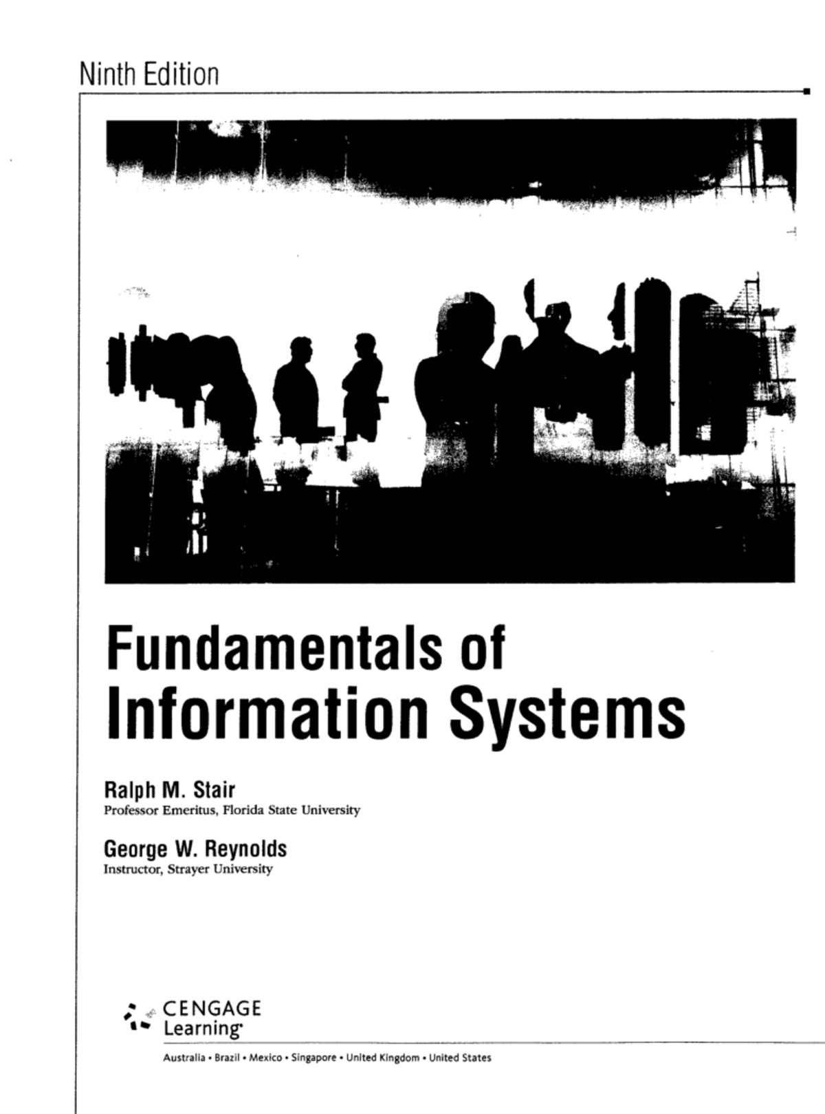 FIS - This is very important material - Ninth Edition Fundamentals of Information Systems Ralph ...